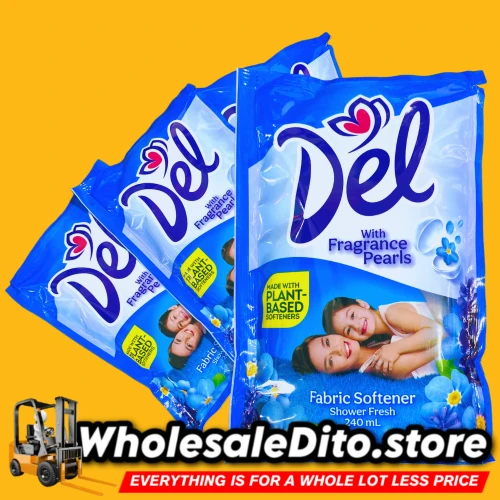 Del Fabric Softener Shower Fresh Blue 240mL